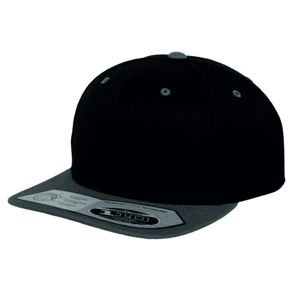 Premium Snapback Zwart/Grijs – Custom Cap Shop